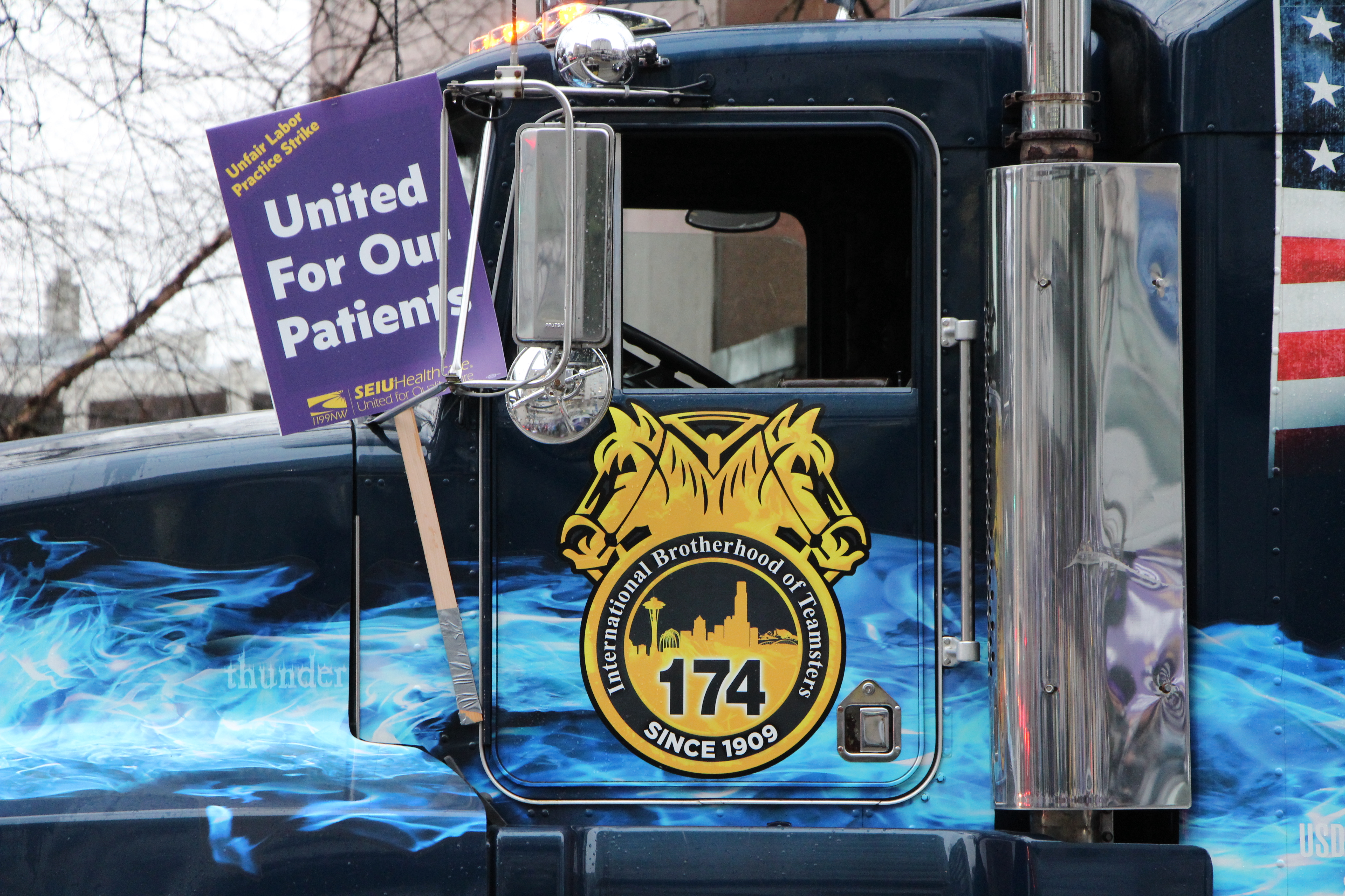 Teamsters Local 174 Members and Staff Support Striking Nurses and ...